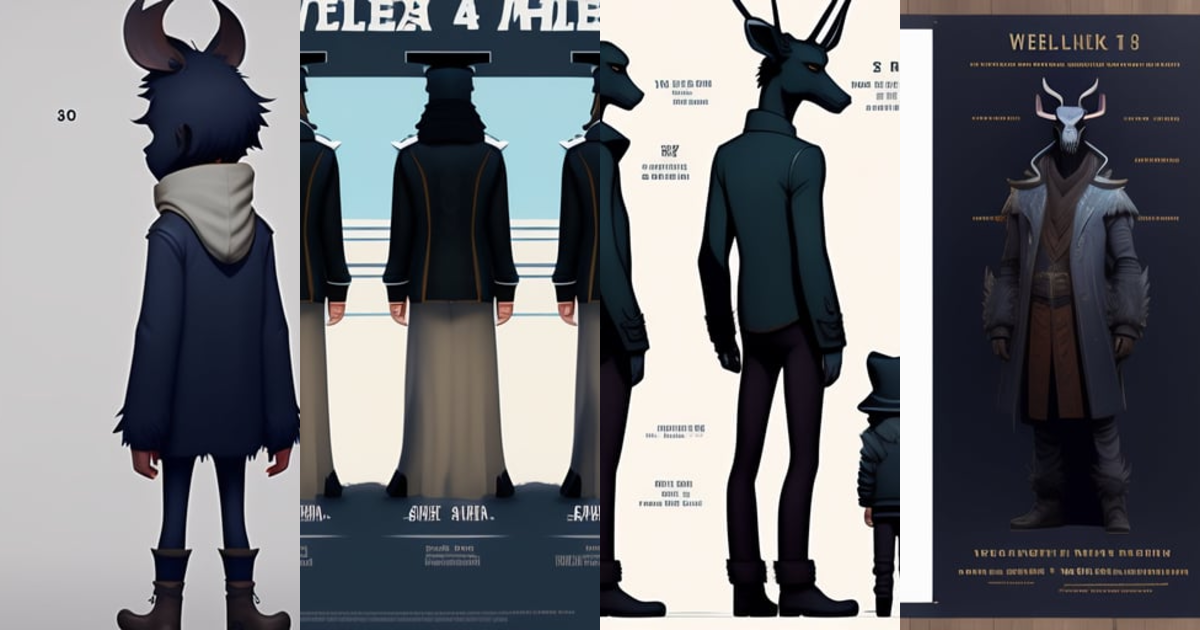 Lexica - Photo real wendigo model sheet t pose