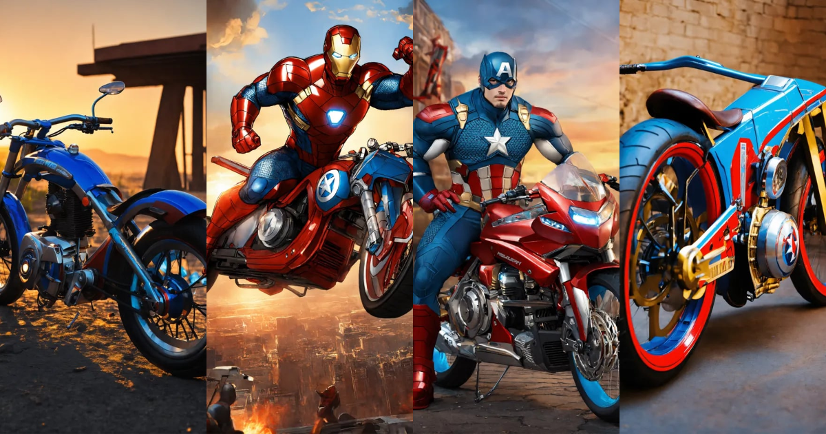 Lexica - Marvel Avengers convert into bike