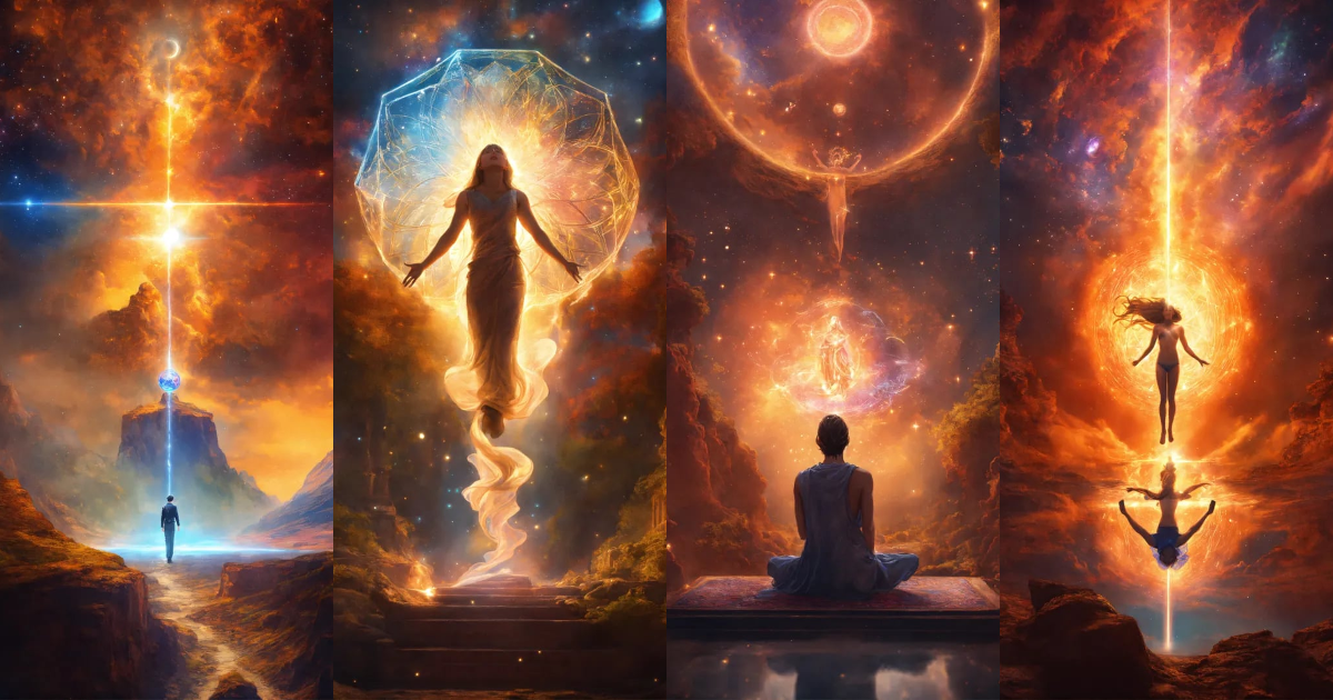 Lexica - Spirituality, astral projection, realist, lot of details, 8k