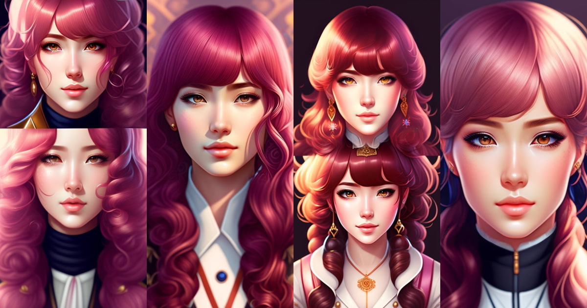 Lexica - Portrait of female in dgs illustration style| full shot ...