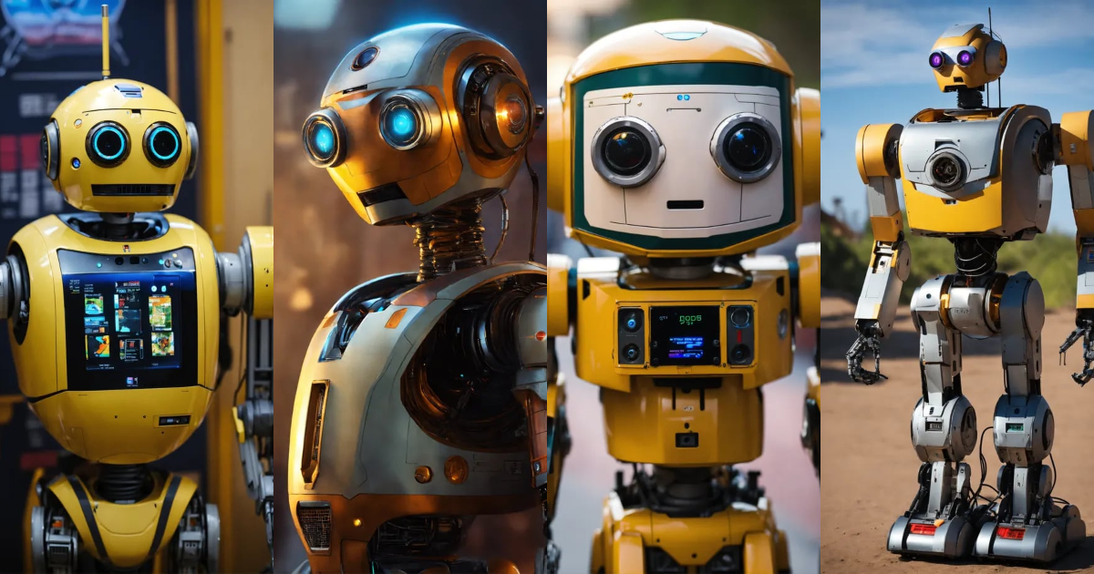 Lexica - Ultra realistic friendly robot droid named Steve