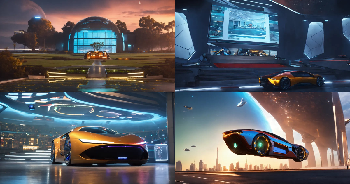 Lexica - Create a futuristic auction.