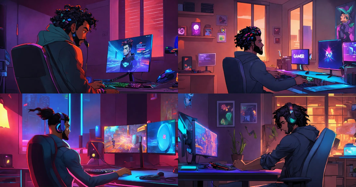 Lexica - Un jeune homme noir métisser avec des cheveux long nattés ...