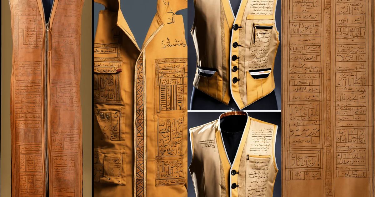 Lexica - A special design for the tour guide a 7-inch neck waistcoat ...
