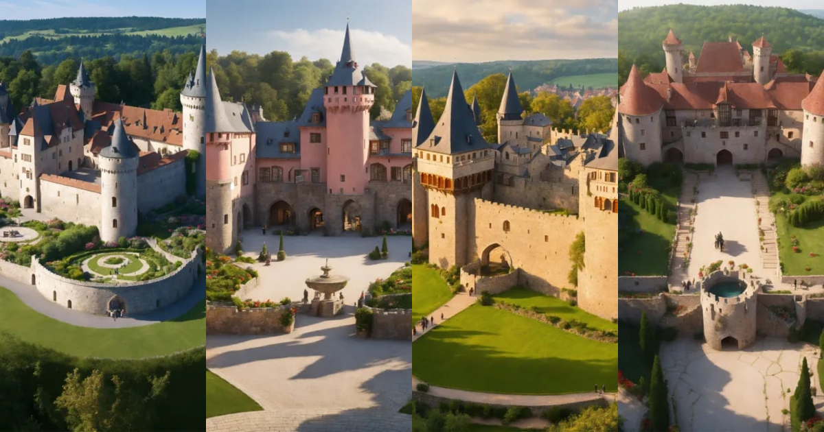 Lexica - Ultra realistic, photorealistic, bird's eye view of a small ...