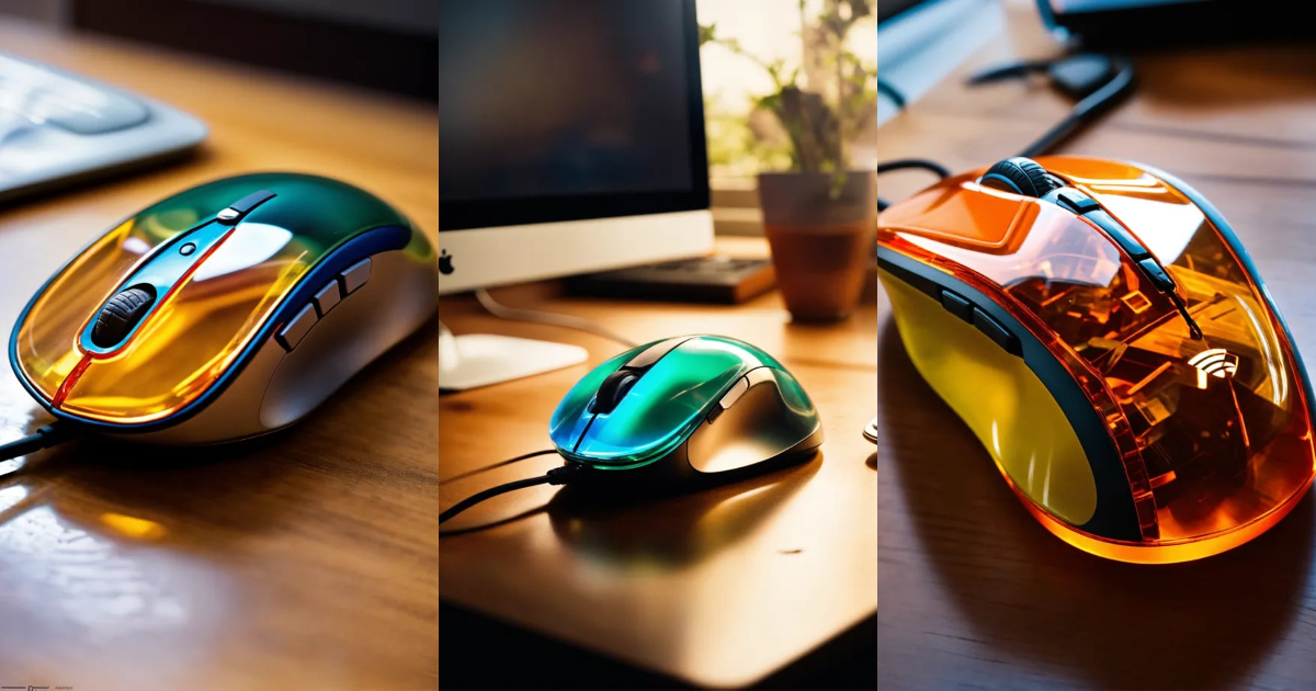 Lexica - A translucent computer mouse, designed by Charles Eames. mid ...