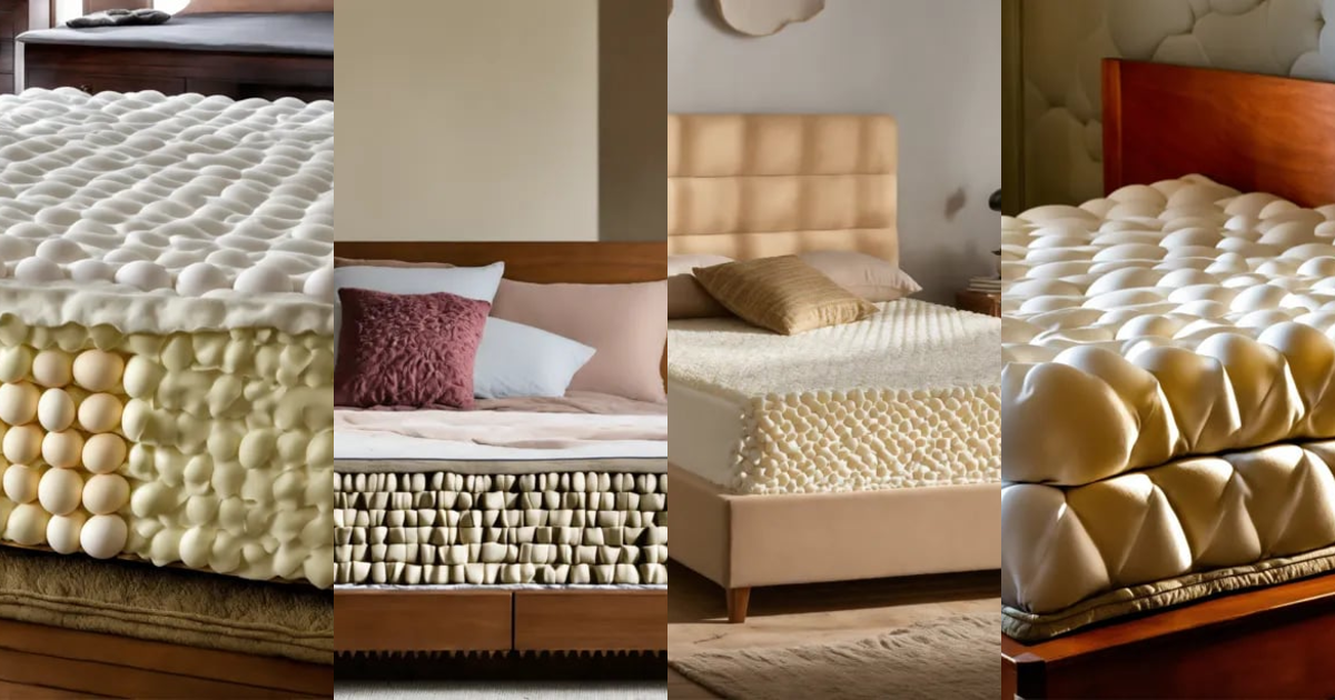 Lexica - "Create a detailed image of an "egg crate" foam mattress ...