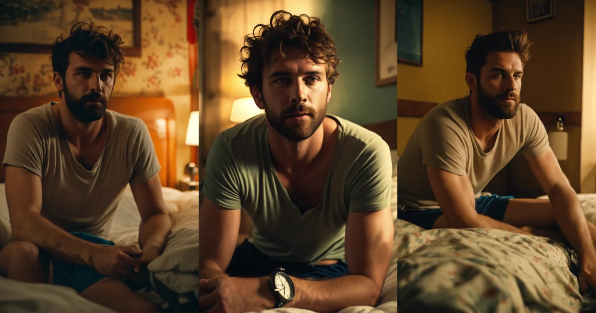 Lexica - Scruffy British handsome man , wearing shorts and socks ...