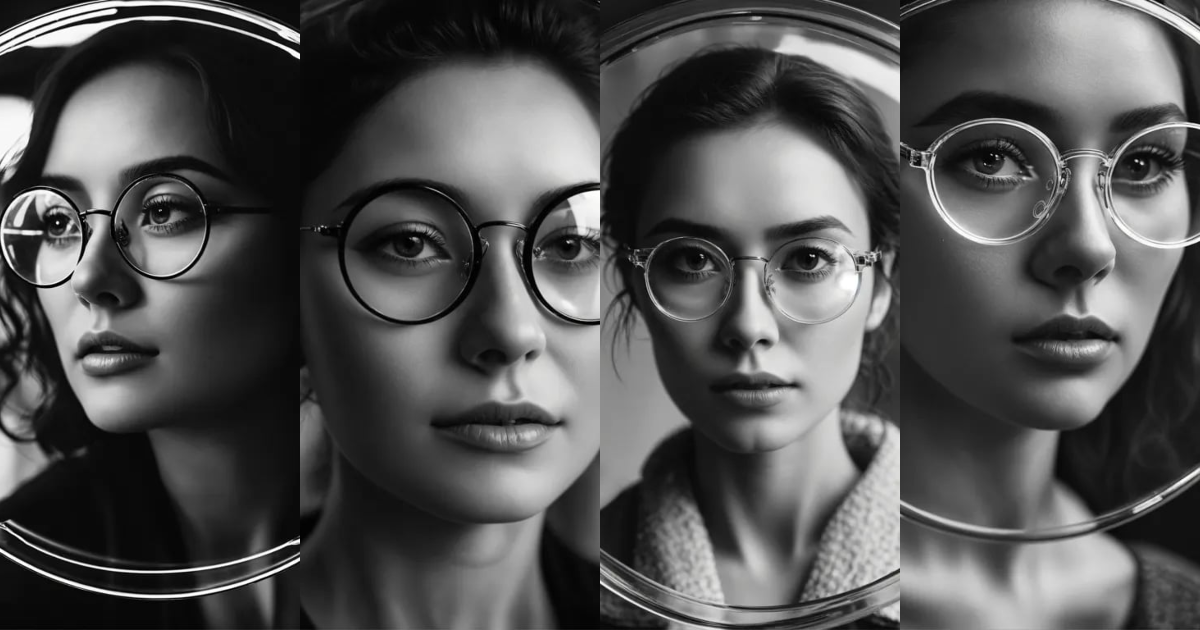 Lexica - Ultra detailed, Women 65 years glasses, clear looking through ...