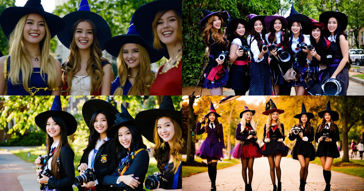 Lexica - GROUP beautiful university students, female, age 20, on ...