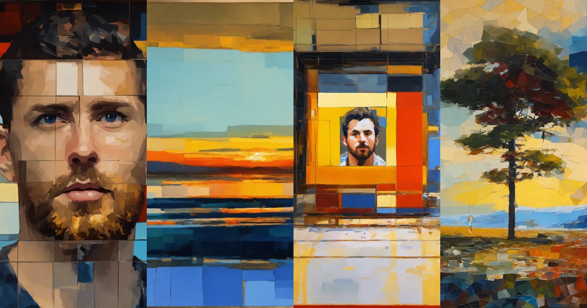 Lexica - Meme, recursive art, oil painting, recursive art, transparent ...