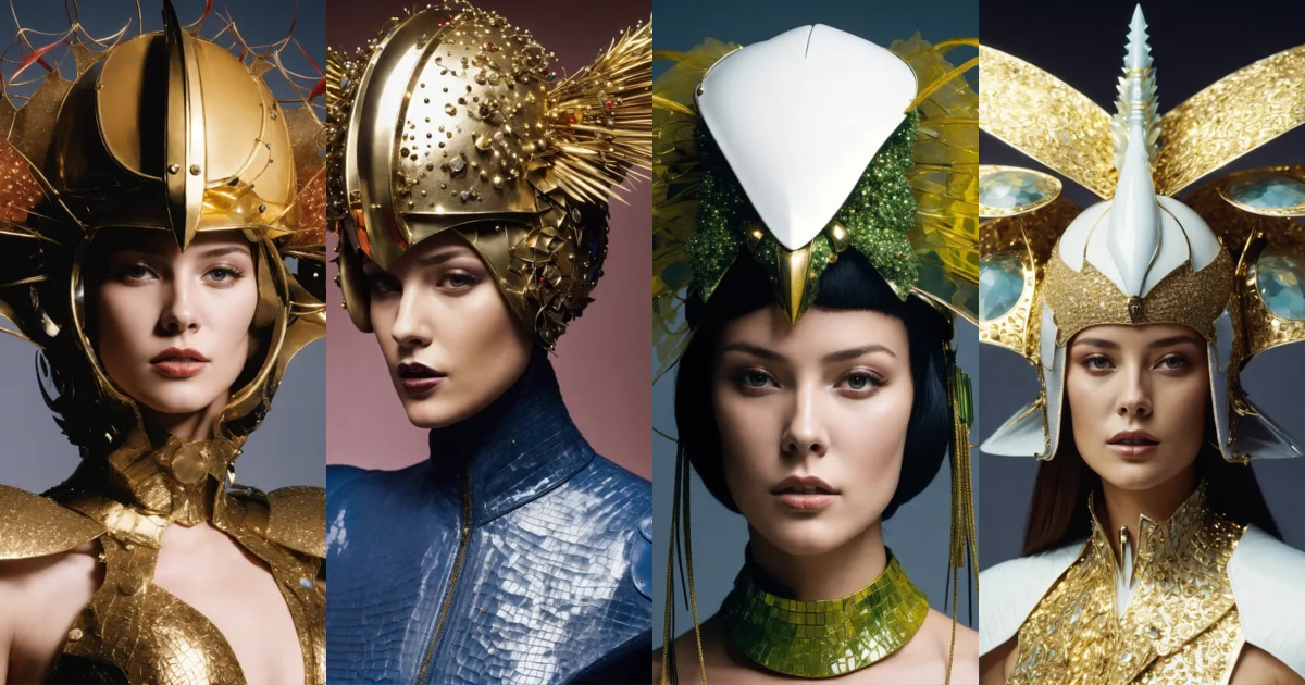 Lexica - An helmet headpiece in the Hymenopus coronatus designed by ...