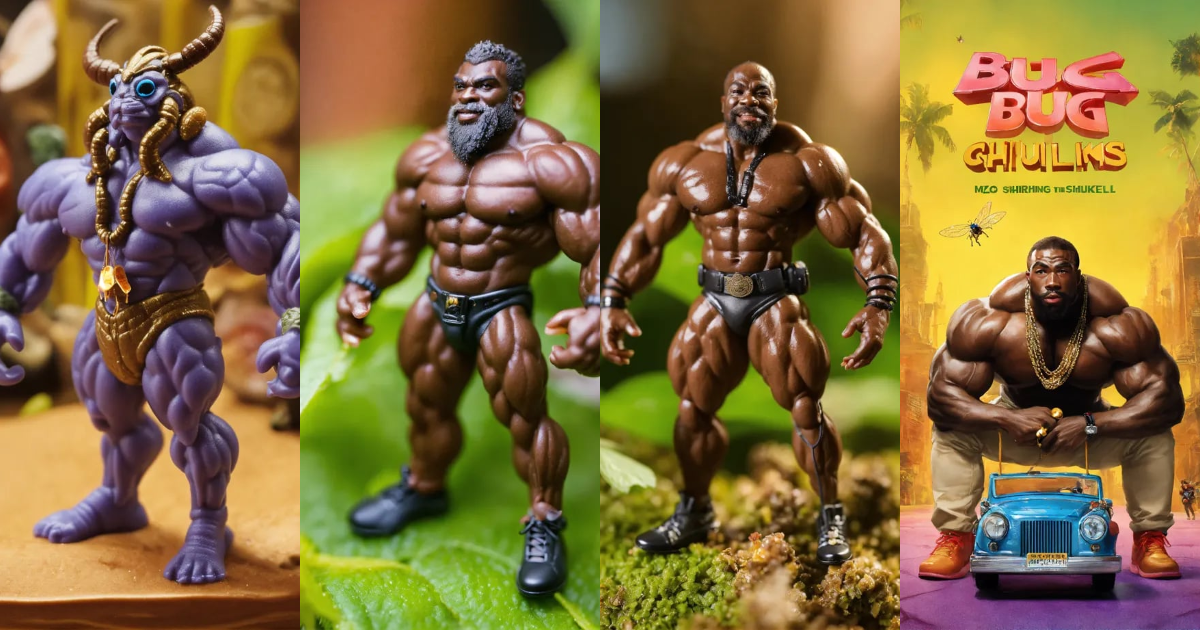 Lexica - 1 inch Bug size Shrunk tiny shrinking micro Rapper fairy toy ...