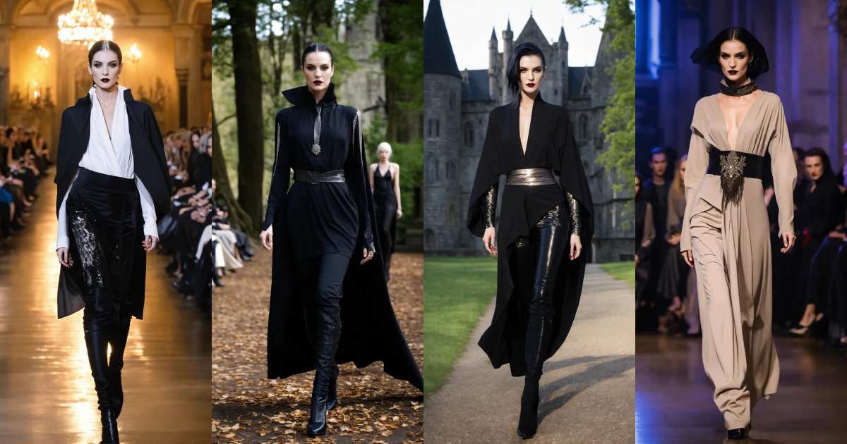Lexica - Lothlorien androgynous royal vampire walking runway during ...