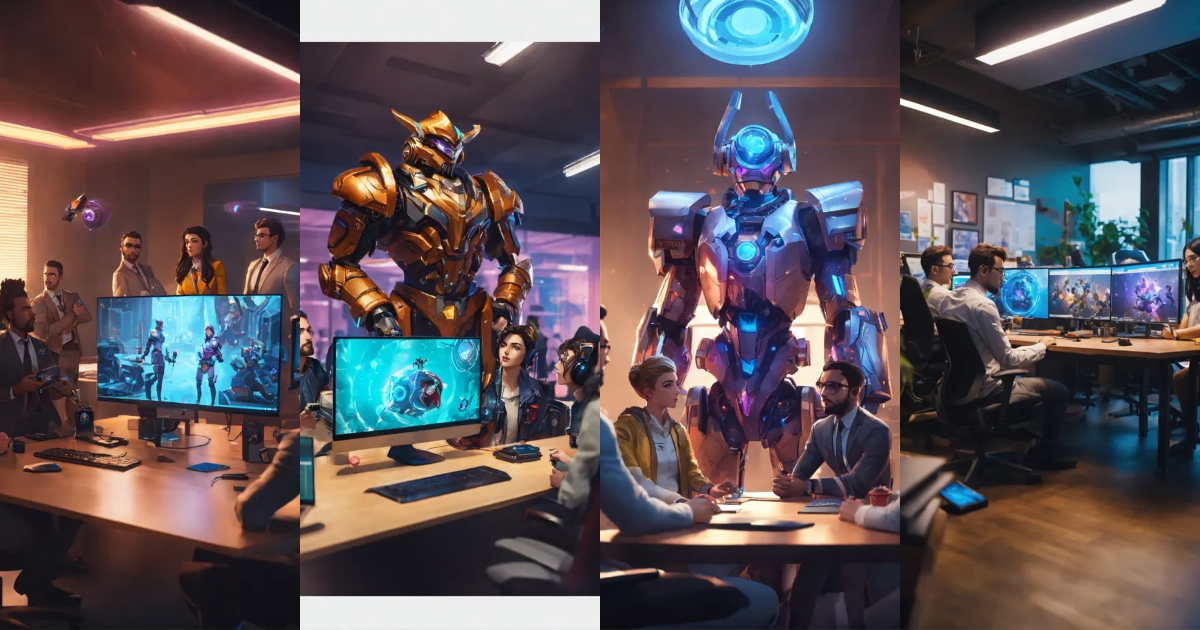 Lexica - Wide angle Environmental shot of AI Augmented Human ...