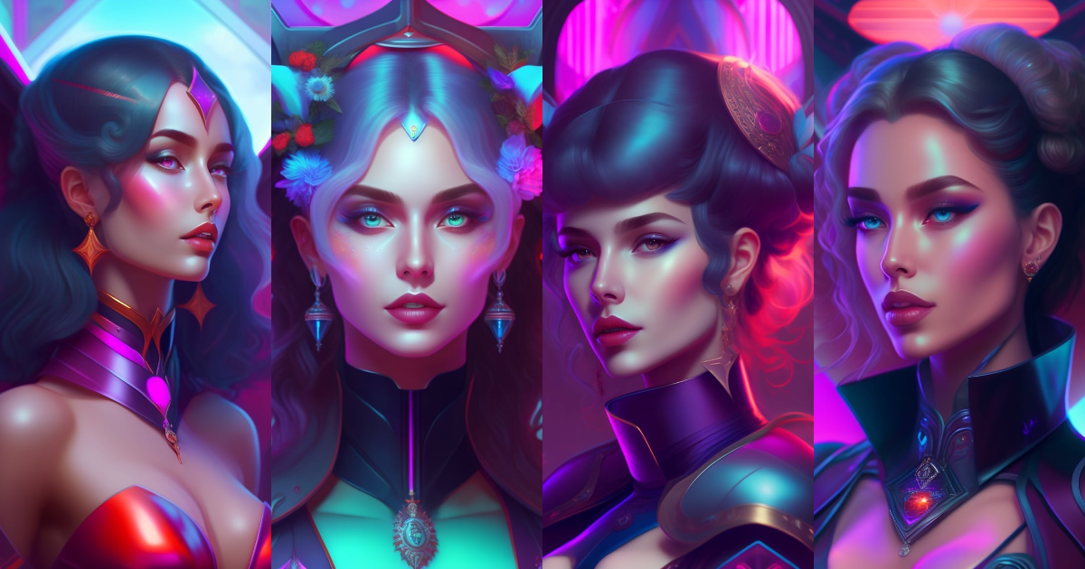 Lexica - A cybernetic gothic vampire goddess, vaporwave aesthetic ...