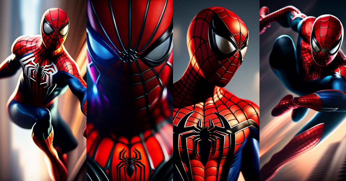 Lexica - Spider man + realist