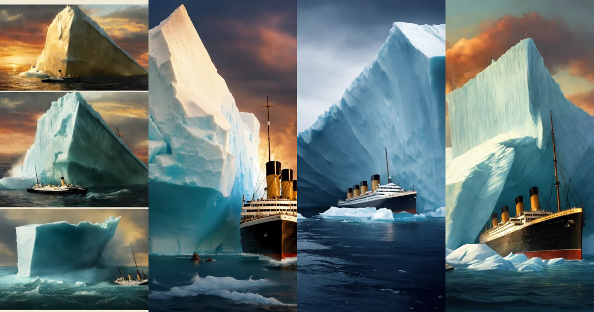 Lexica - Titanic iceberg collision