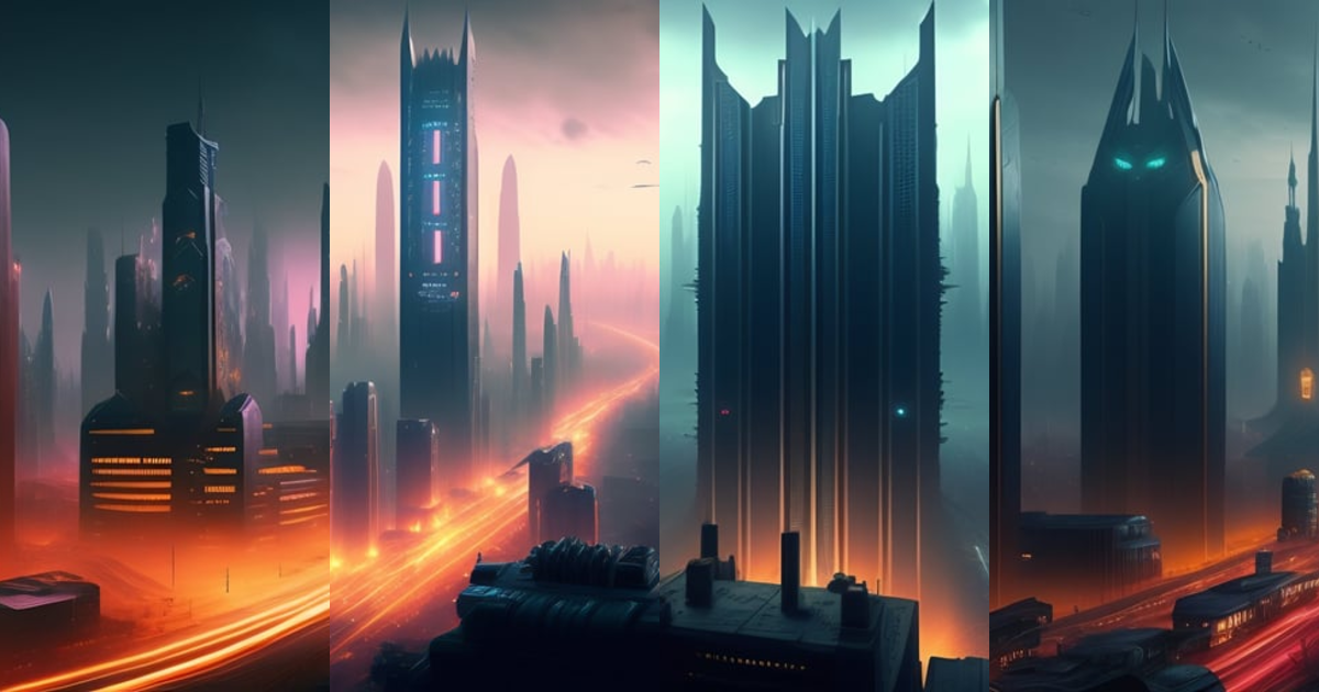 Lexica - Capitalist hell dystopia grim dark city