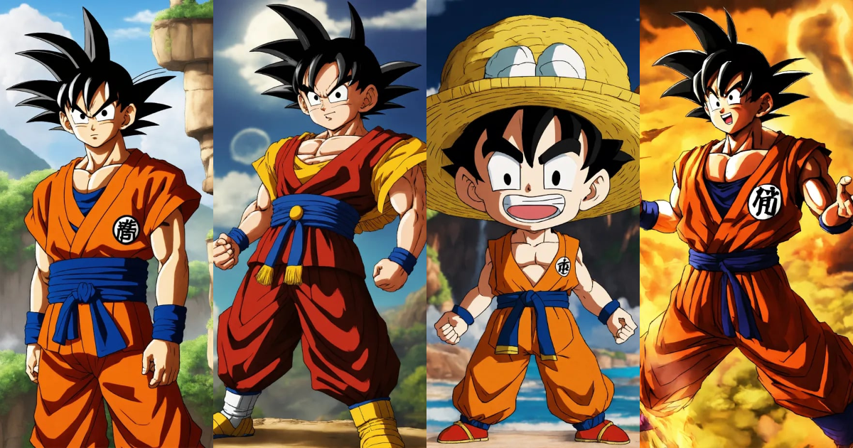 Lexica - Dragon Ball luffy if it was made by dreamworks