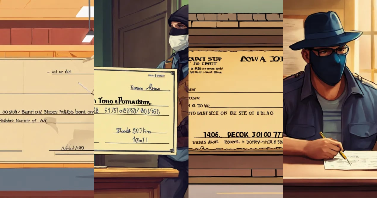 Lexica - Create an image For The fifth story takes us to a bank where a ...