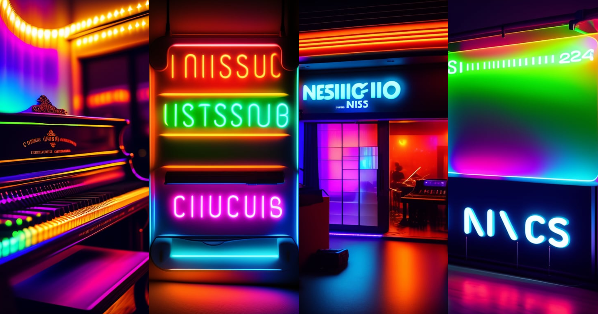 Lexica - NCS Music Club in the neon light