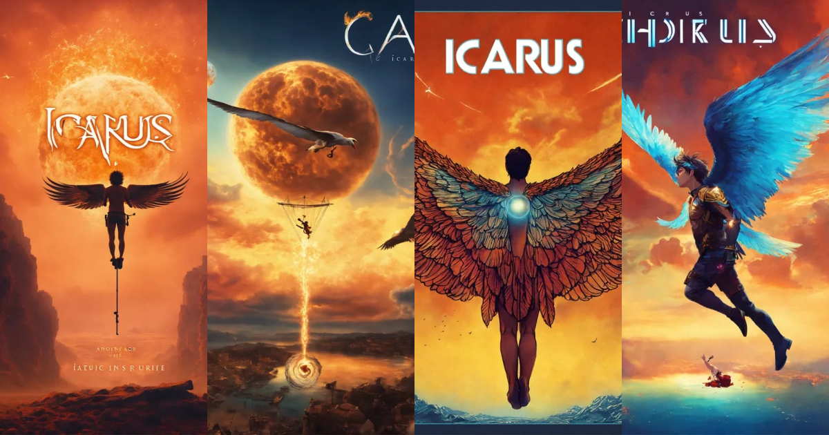 Lexica - Icarus, album cover art music