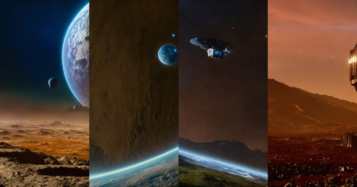 Lexica - Image the planet Ceres in the sci-fi tv The Expanse