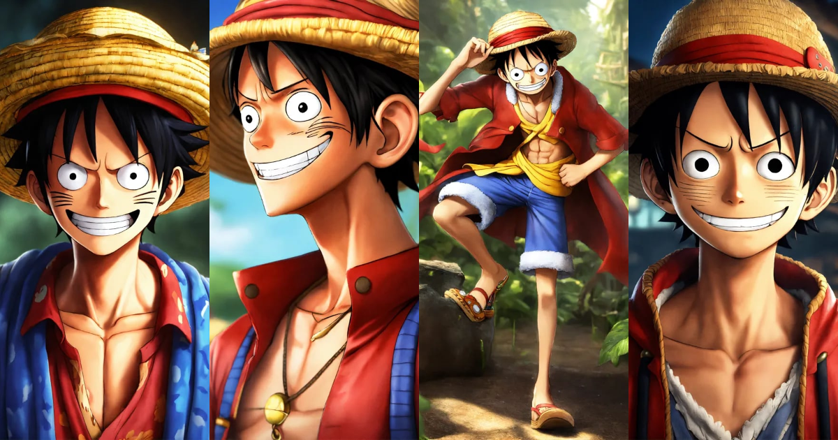 Lexica - One Piece luffy if it was made by pixar