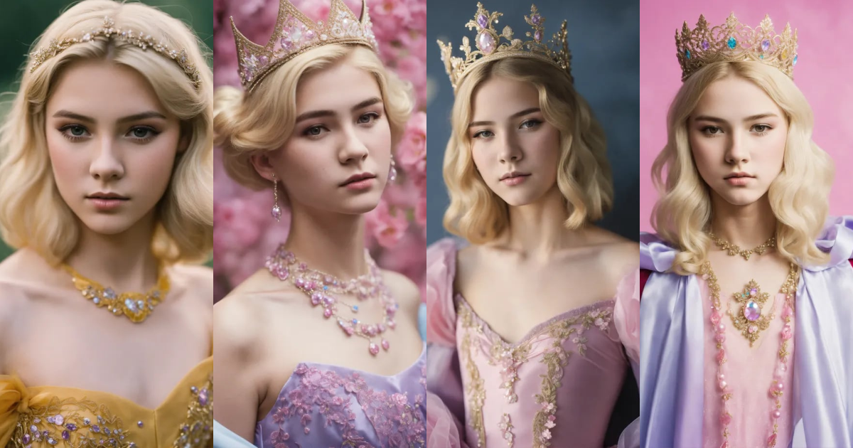 Lexica - A slender genderqueer 15-year-old boy wearing a Princess ...