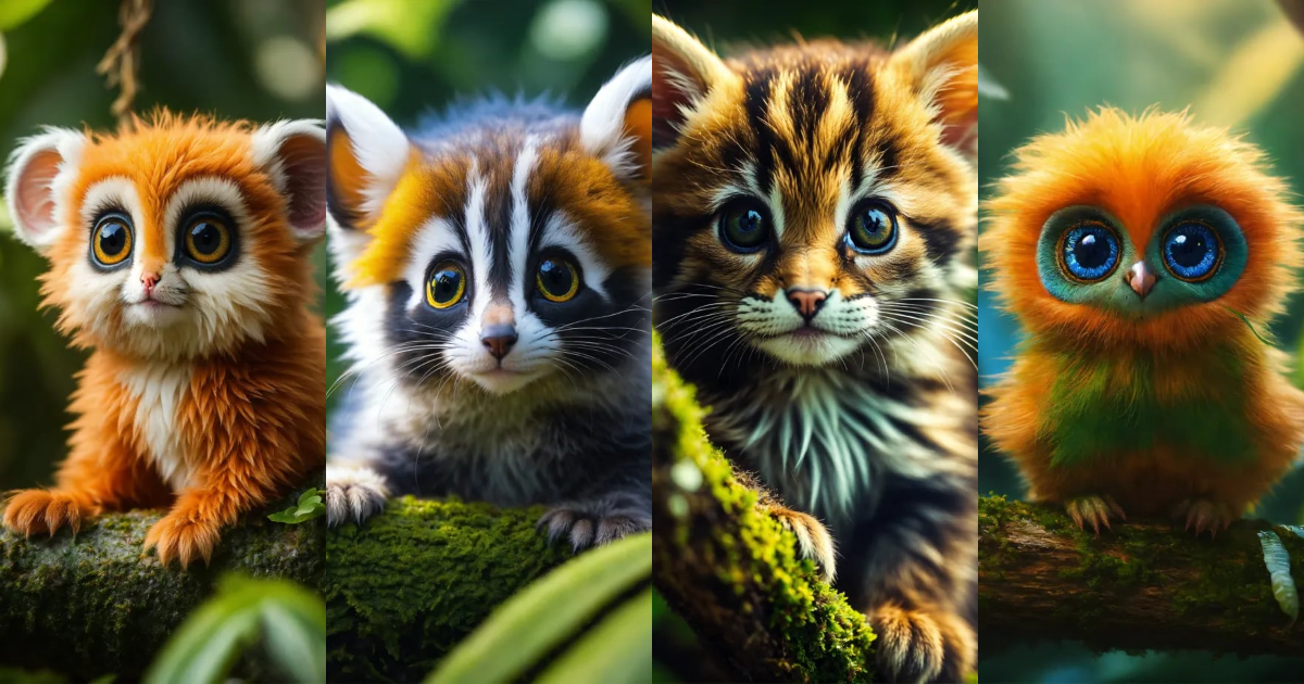 Lexica - Ultra realistic most beautiful fuzzy little cute beautiful ...