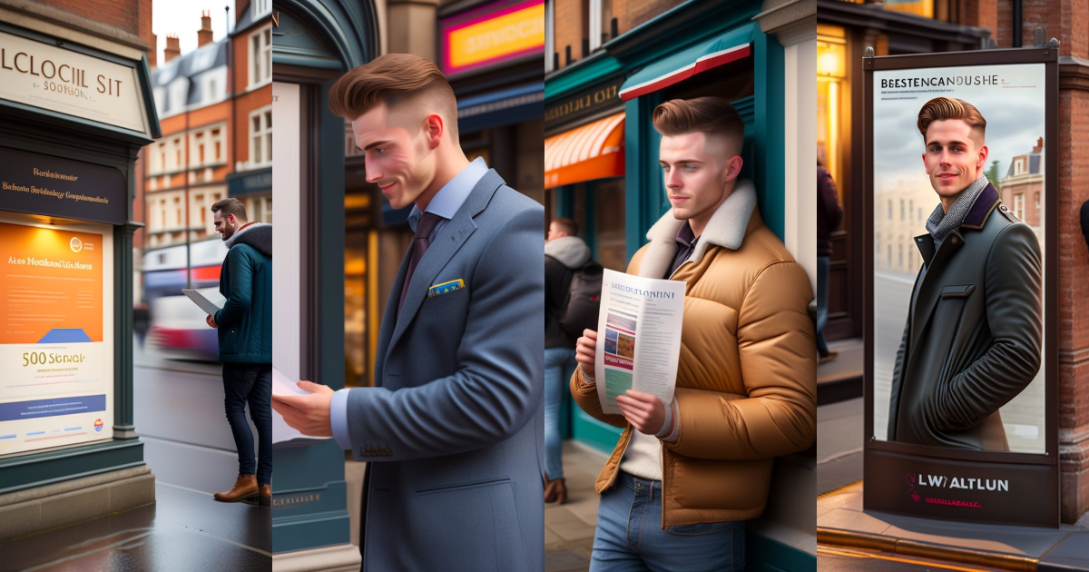 Lexica - A hyper realistic young british man in mid 40's reading a ...