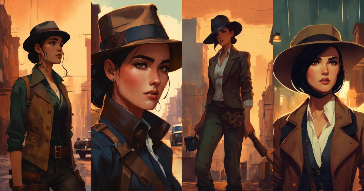 Lexica - Highly detailed portrait of a sewer emo punk lady mercenary ...