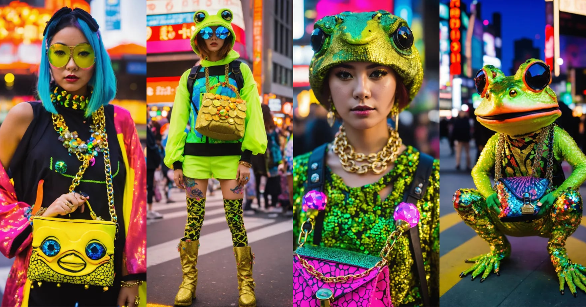 Lexica - Fashion Shoot at Shibuya Crossing of Colorado Festival Raver ...