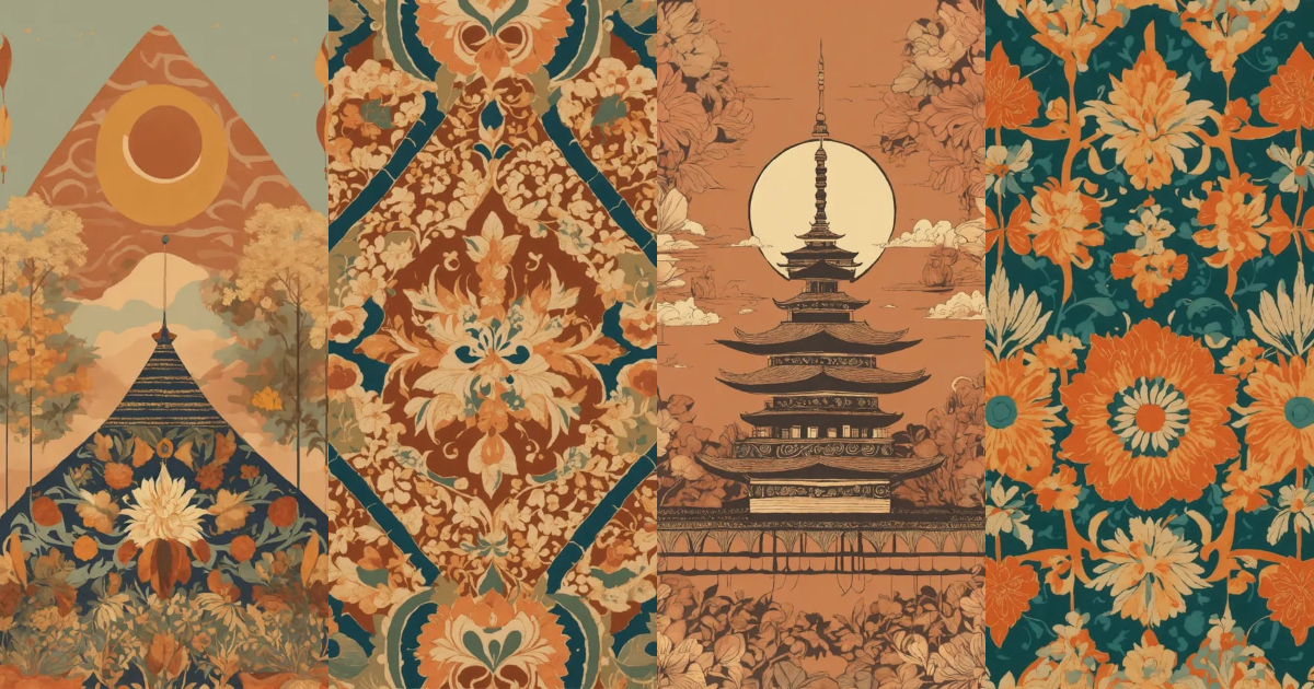 Lexica - Surreal of Indonesian art folk, sundanese batik pattern ...