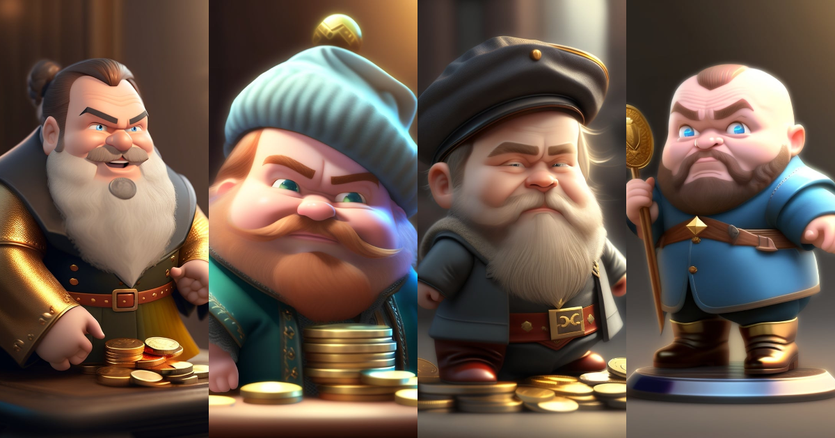 Lexica - The dwarf is crying, coins