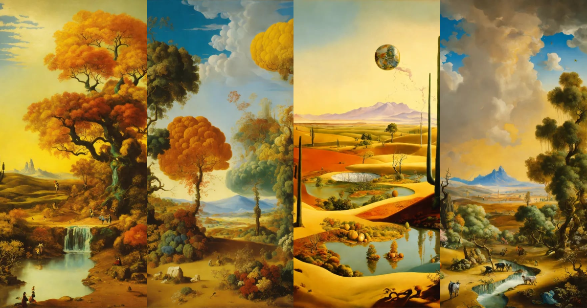 Lexica - The Four Seasons flud forest (winter, spring, summer, and ...