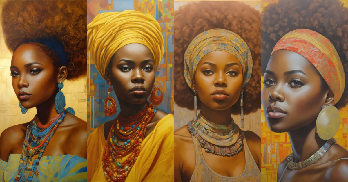 Lexica - Afrocentric, pop fusion, chromatic expressionism, silverpoint