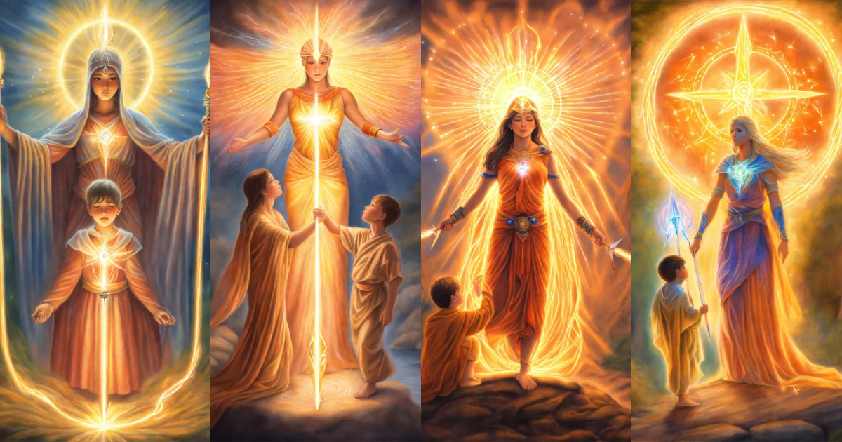 Lexica - Realistic colored pencil illustration of An enlightened spirit ...