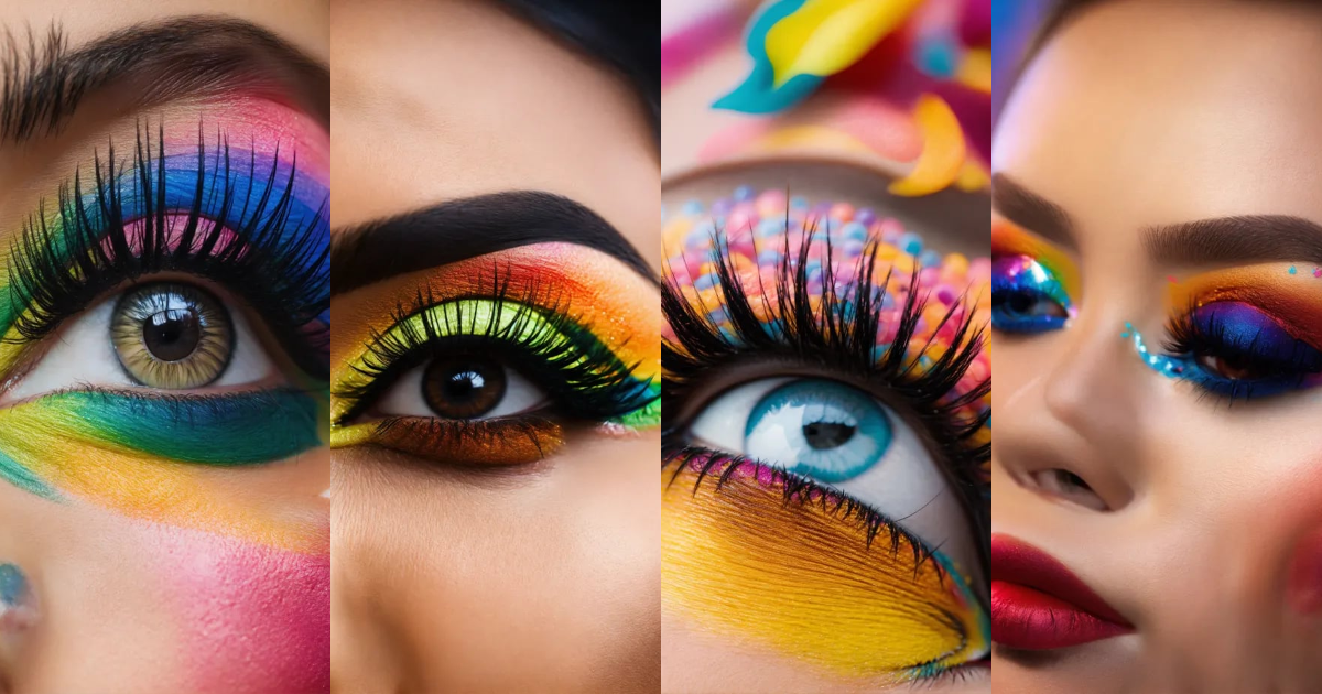 Lexica - Lashes with multi colored women together with lashes