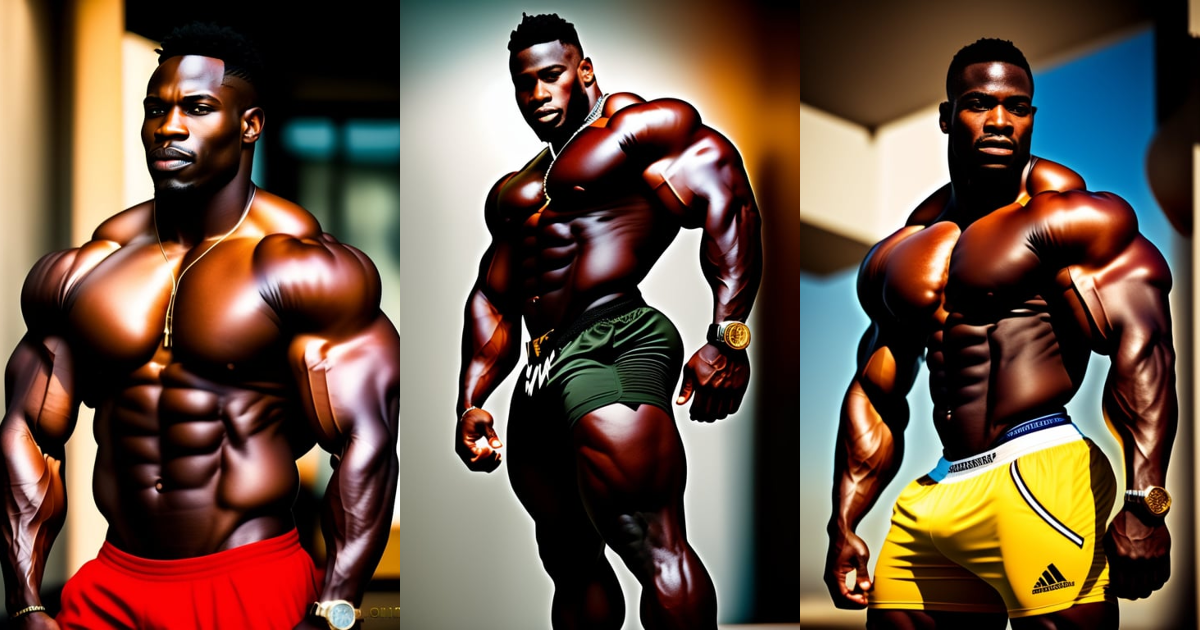 Lexica - MUSCLE AFRICAN MAN