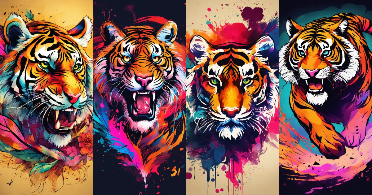 Lexica - Sketch tattoo drawing drawing style stylization bright colors ...