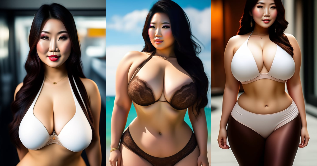 Lexica - Thick asian woman