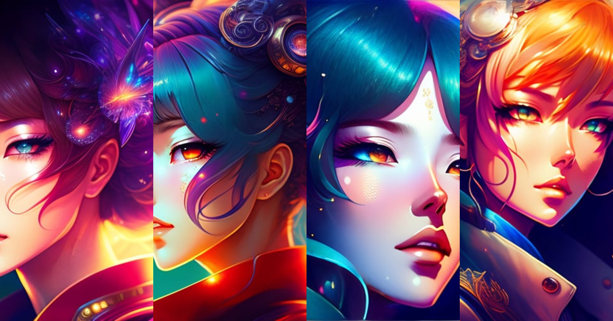 Lexica - Dreamy mixed media artwork, hyperwave cover art, anime ...