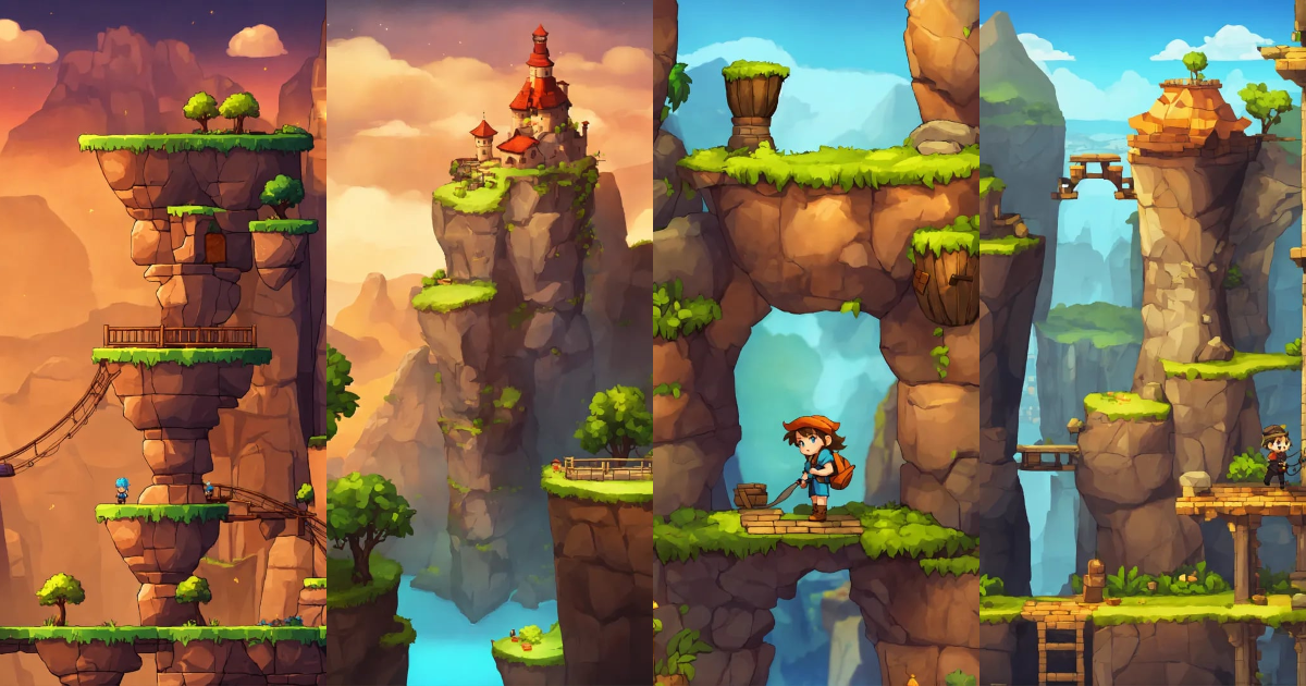 Lexica - Plataforma 2d game Meteora