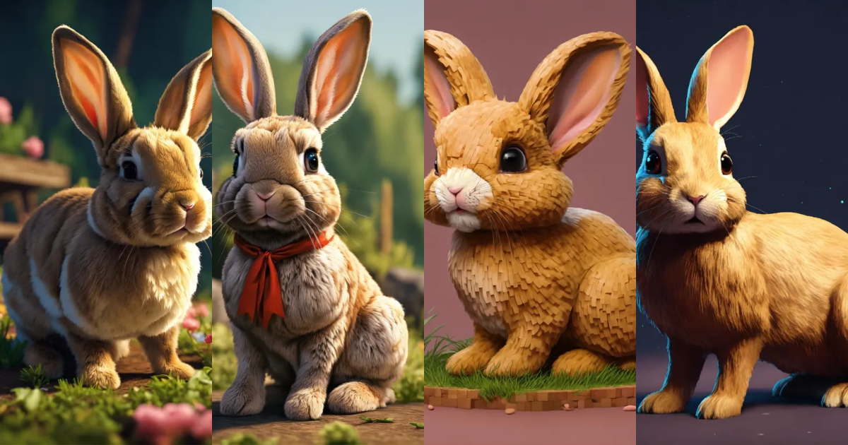 Lexica - Realistic Bunny rabbit, 8k, high quality, oldschool, wise ...