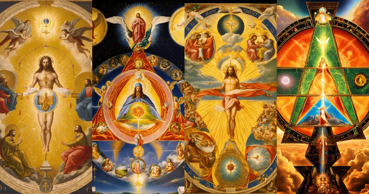 Lexica - Neo gnostic holy trinity with human Mind representing the holy ...