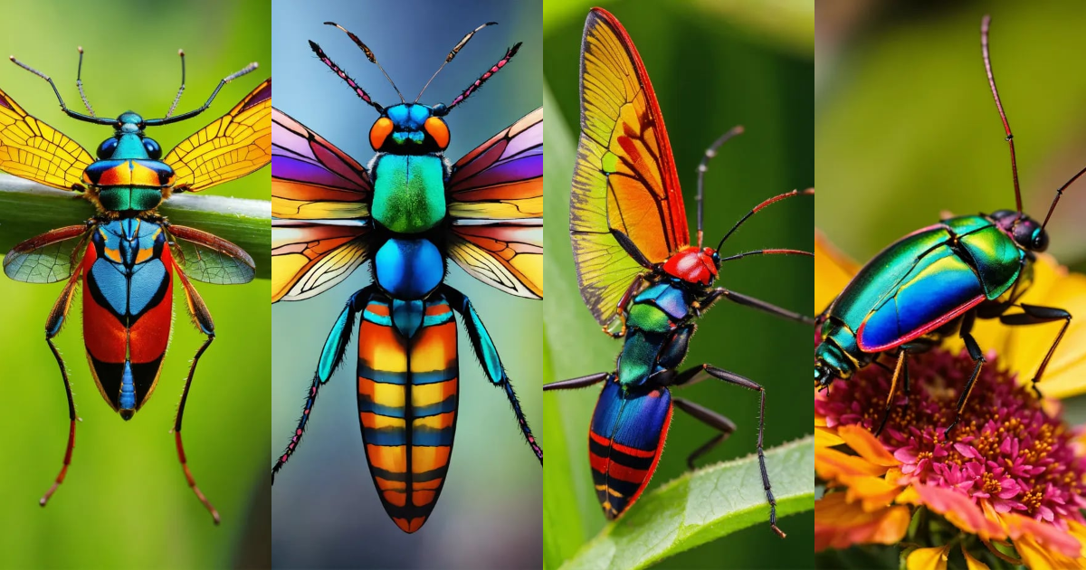 Lexica - A colorful bug with wings.