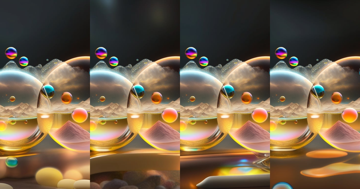 Lexica - Soap bubbles, hdr, great effects, 4k