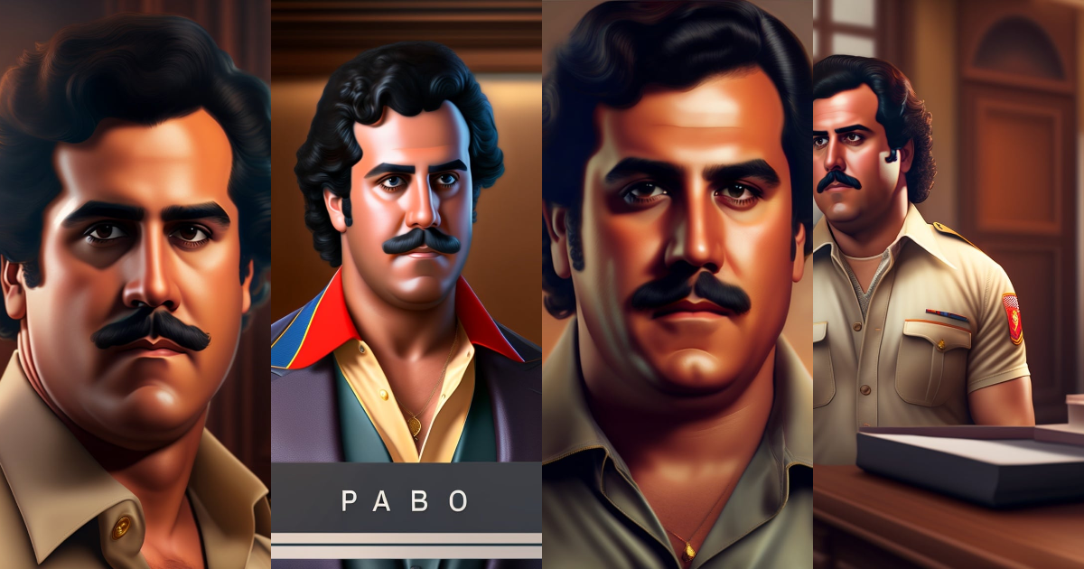 Lexica - Pablo escobar,looking at camera,super realistic,netflix,high ...